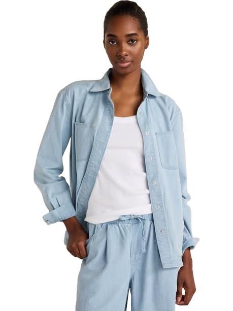 HAVEN WELL WITHIN Haven Well Within Organic Cotton Denim Shacket